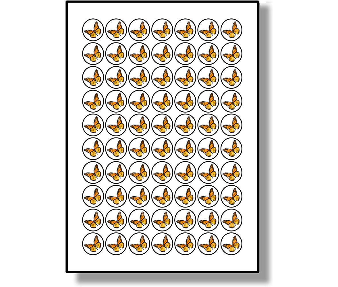 Sheet of 70 Stickers 25mm Round – mestyle.co.uk